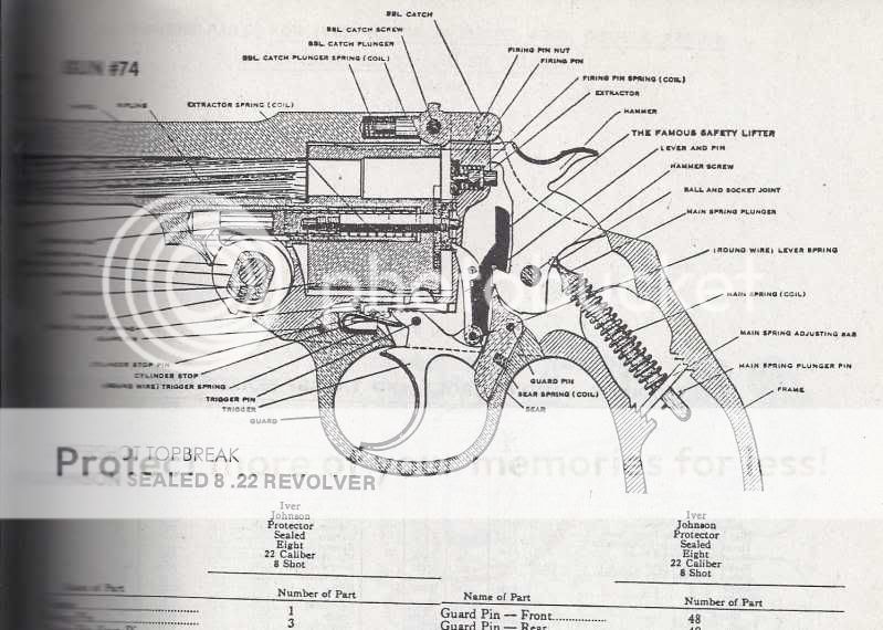 Iver Johnson Parts Diagram Iver Johnson 1949 Parts And Price