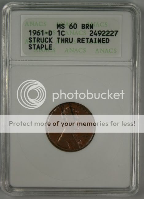 Wicked Cool Lincoln Error... Struck through Retained Staple ...