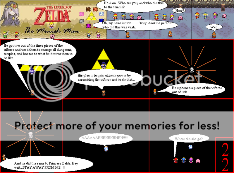 The Legend Of Zelda The Minish Man Comic Series - Creative Corner ...